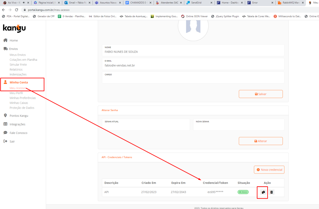 Como integrar com a Kangu - E-Vendas
